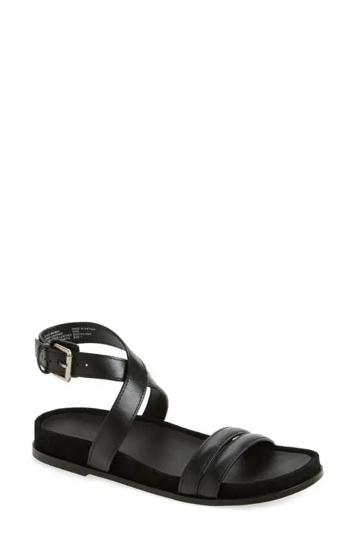 Madewell Caro Ankle Wrap Sandals - True Black