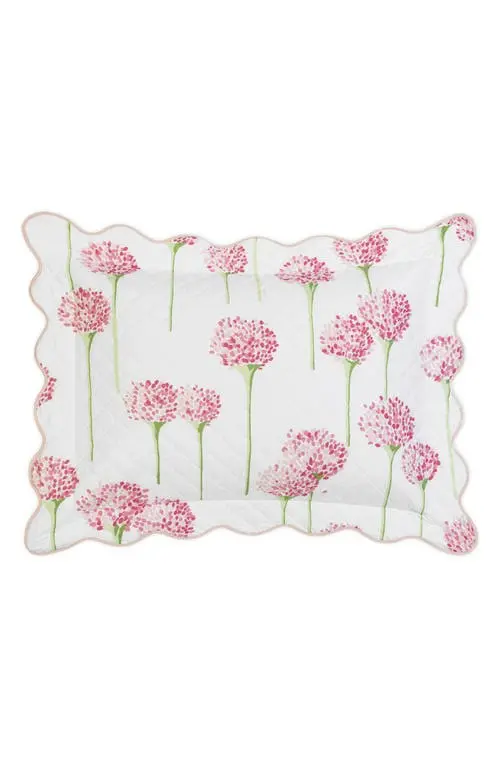 MATOUK Quilted Sham - Peony