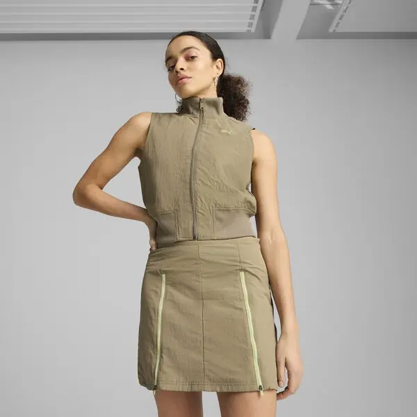 PUMA Dare To Woven Vest - Brown
