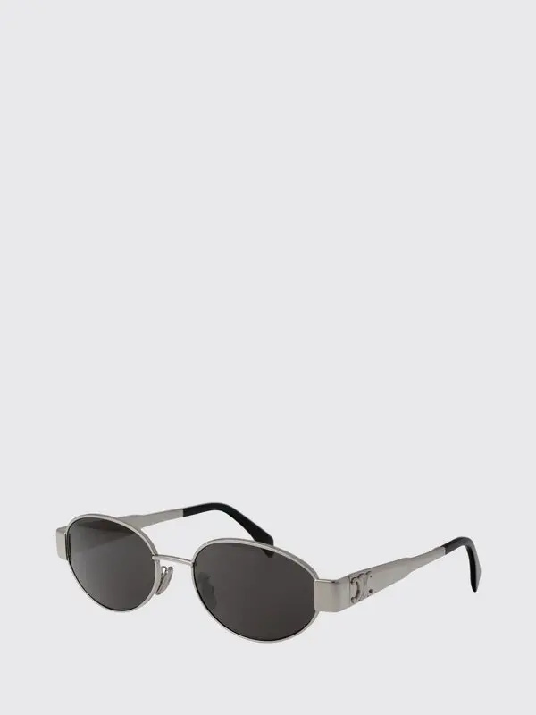 Celine Oval Sunglasses - Silver