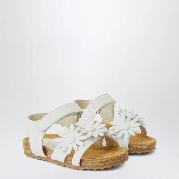 IL GUFO Sandal With Floral Appliqués