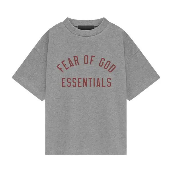 Fear Of God Tri-blend Crewneck Tee - Grey