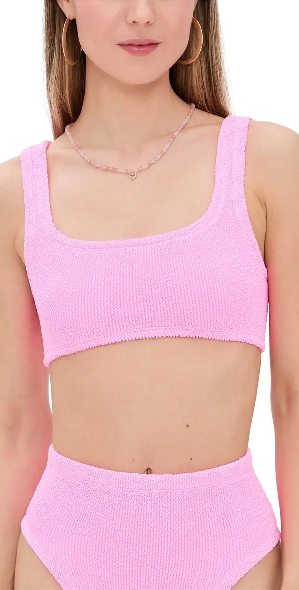 Hunza G Xandra Bikini Top - Bubblegum