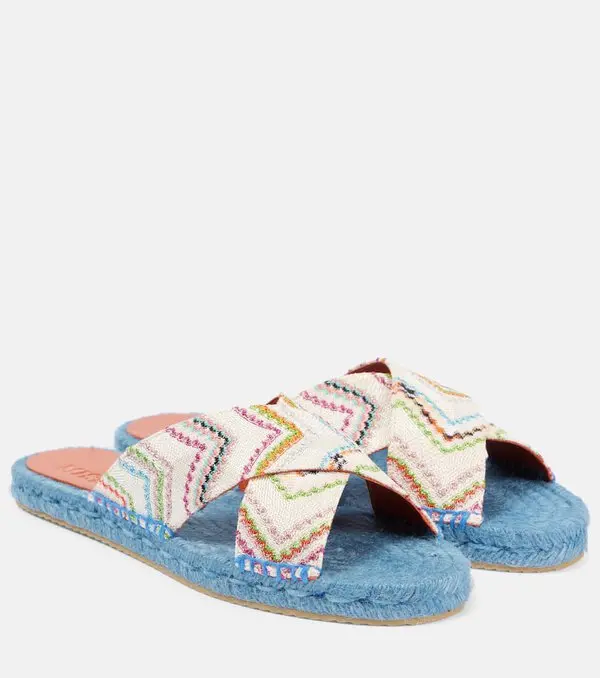 Missoni Harlow Zig Zag Raschel Sandals