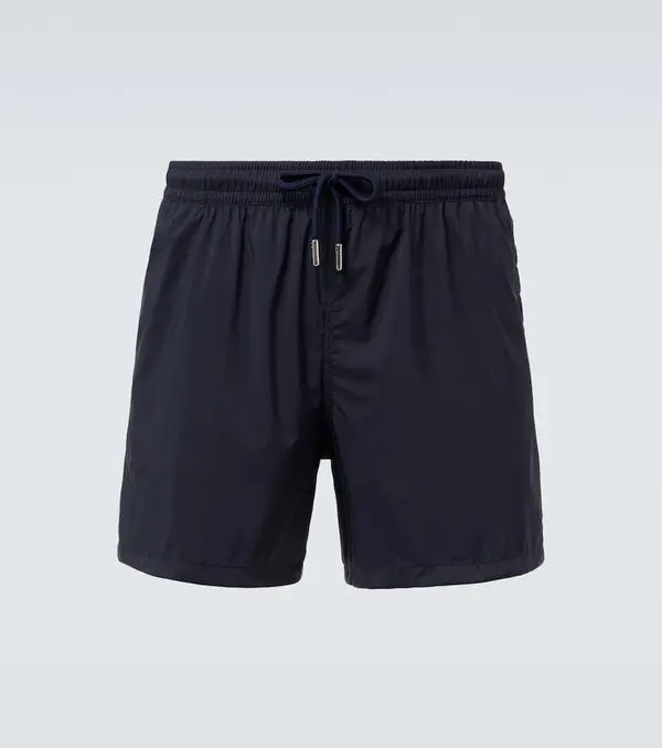 Thom Sweeney Mid-rise Swim Trunks - Blue
