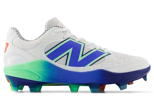 NEW BALANCE 3000v7 Molded Lab Work - White/electric Jade/bright Lapis