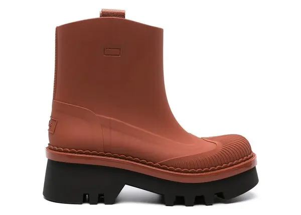 Chloé Raina 55mm Slip-on Boots - Brown/black