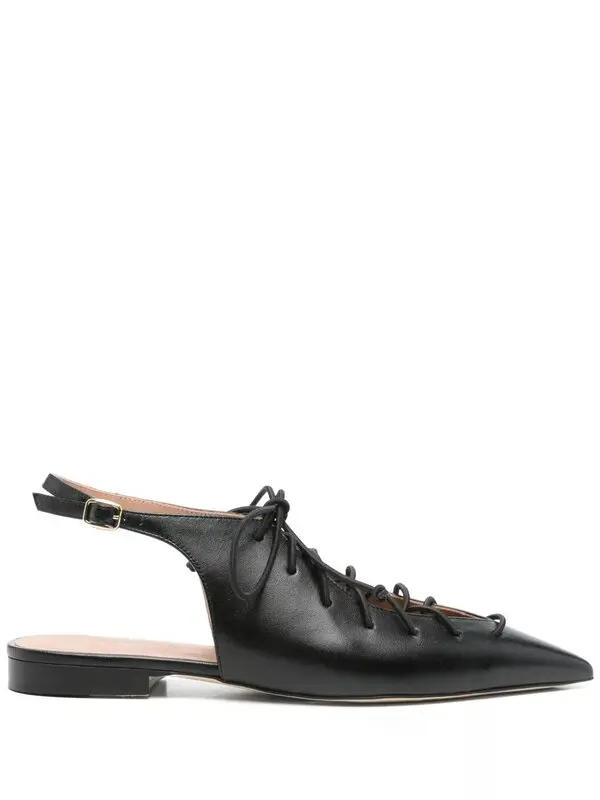MALONE SOULIERS Alia Ballet Flats - Black