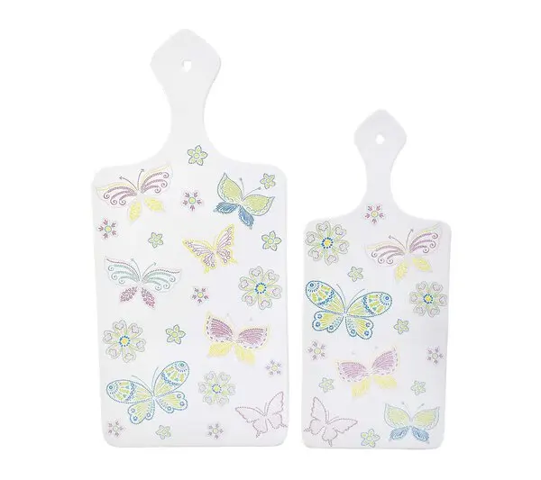TEMP-TATIONS Seasonal 17' & 14' Stoneware Serving Boards