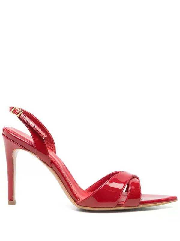 GINISSIMA 95mm Thea Sandals - Red