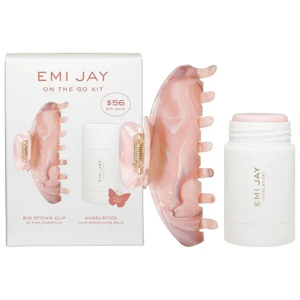 EMI JAY Angelstick And Big Effing Clip In Pink Chantilly On The Go Set