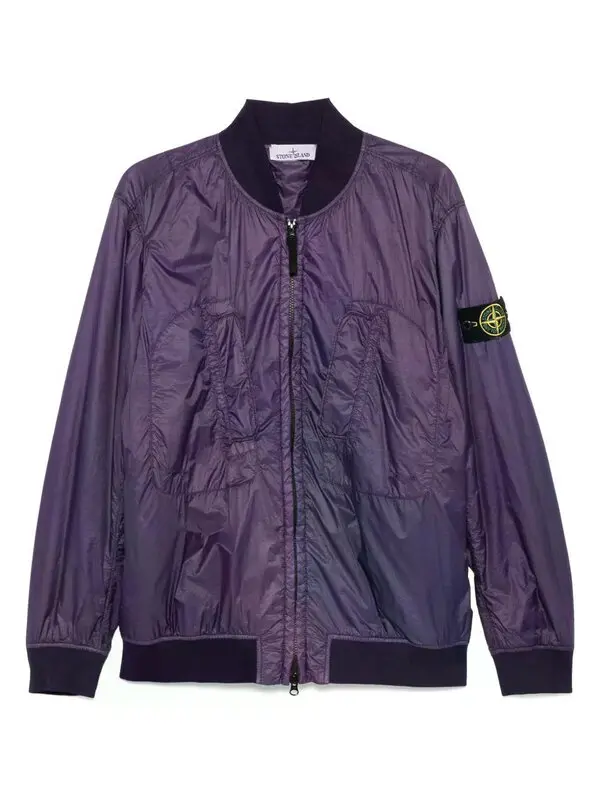 Stone Island Logo-patch Bomber Jacket