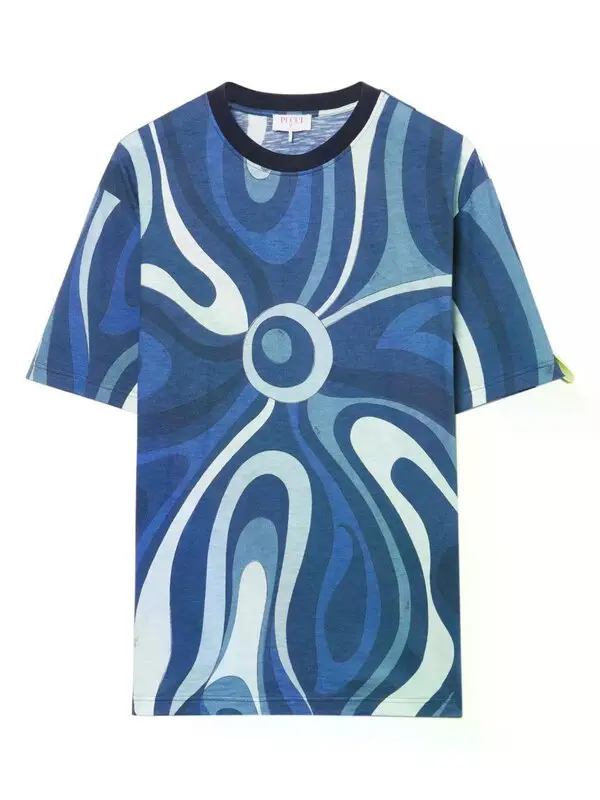 Emilio Pucci Marmo-print T-shirt