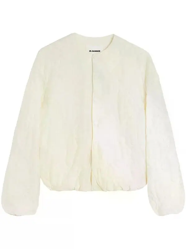 JIL SANDER Jacquard Bomber Jacket