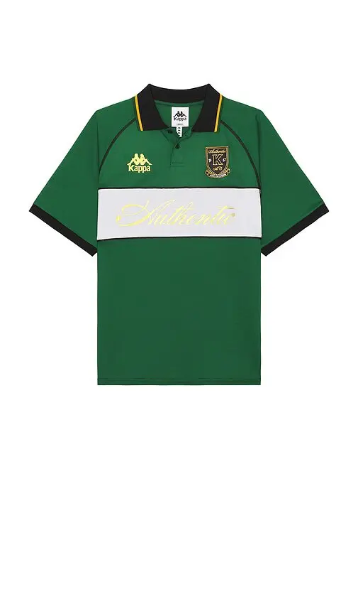 Kappa Authentic Norton Short Sleeve Polo In Green