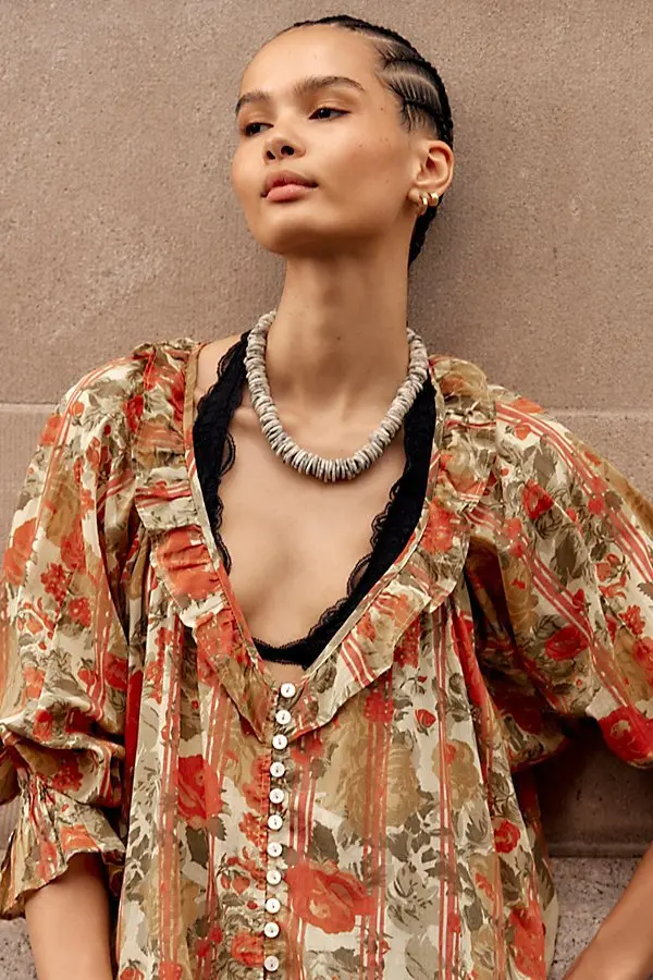 ALV Gill Disc Necklace - White Marble