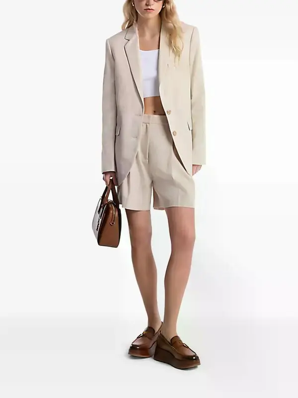 Michael Kors Linen Blazer - Neutrals