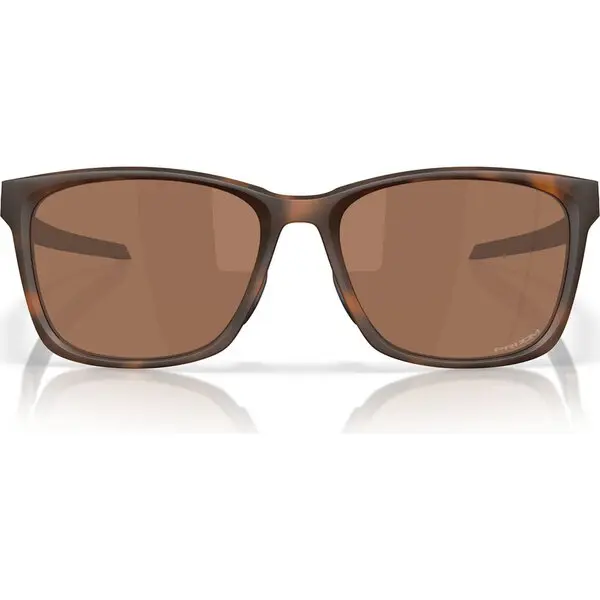 Oakley 57mm Prizm™ Polarized Square Sunglasses - Brown Tortoise