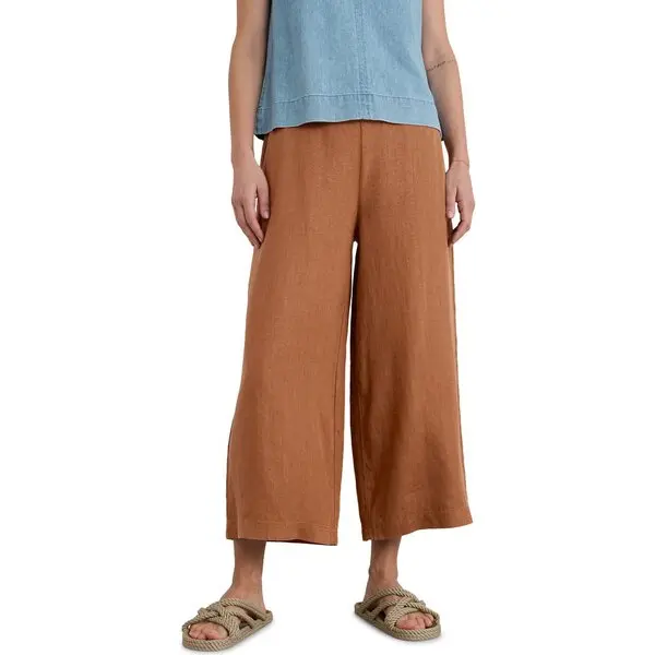 SEASALT CORNWALL Merrivale Linen Culottes - Chutney