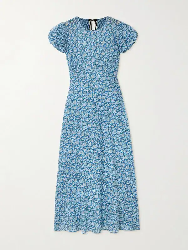 knee length dresses for ladies Azeeza Bria Cotton Voile Midi