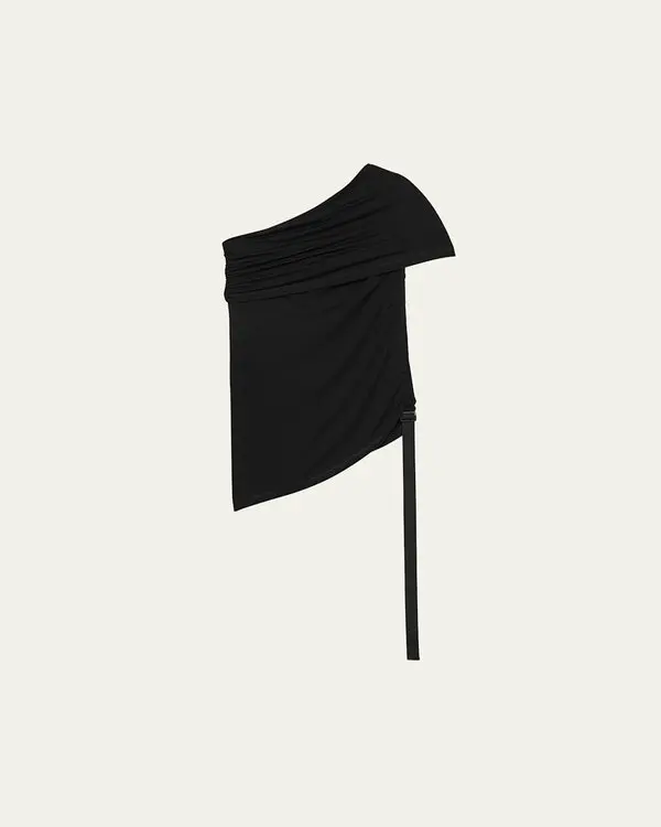 Helmut Lang Asymmetric Top - Black