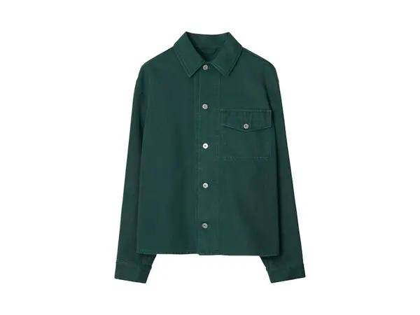 Burberry Embroidered Ekd Casual Overshirt - Feather