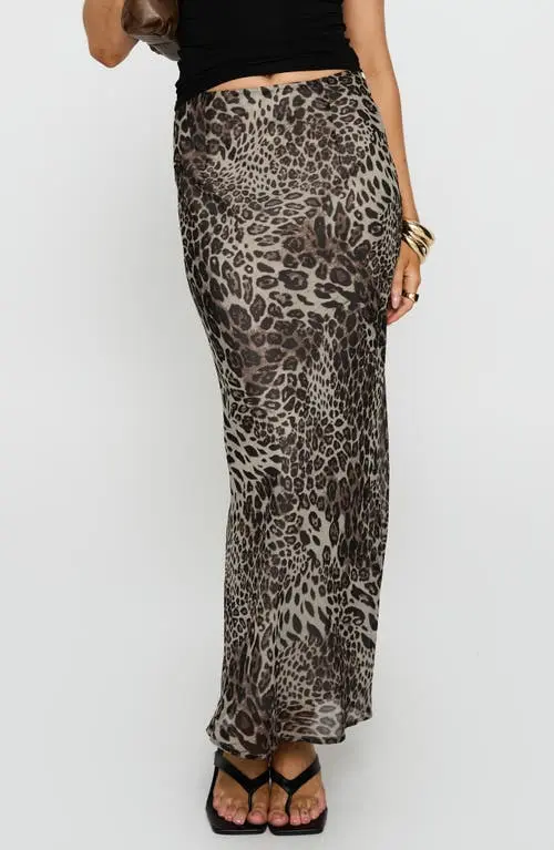 Princess Polly Manda Print Maxi Skirt