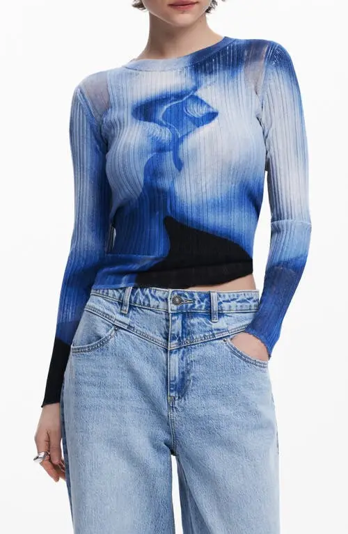 Desigual Ribbed Cotton Sweater