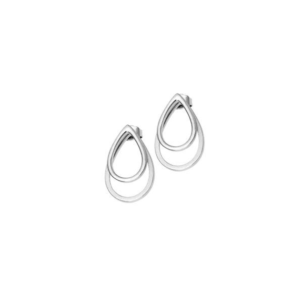 LUCY QUARTERMAINE Double Petal Drop Earrings