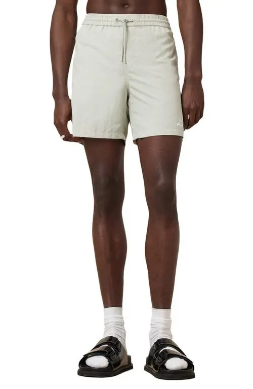 All Saints Soleil Swim Trunks - Slate Green