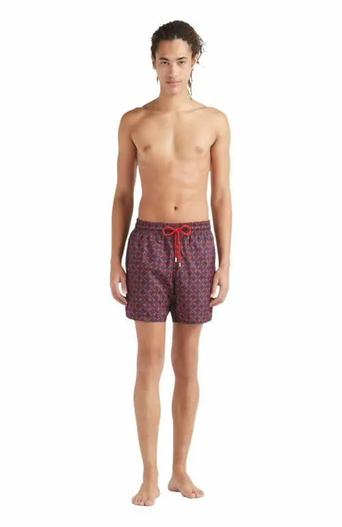 Vilebrequin Crab Ballons Ultra-light Packable Swim Shorts - Bleu Marine
