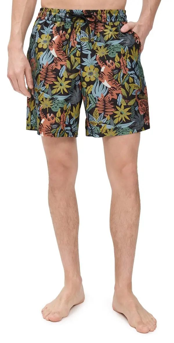 A.p.c. Bobby Swim Shorts - Saa Multicolore
