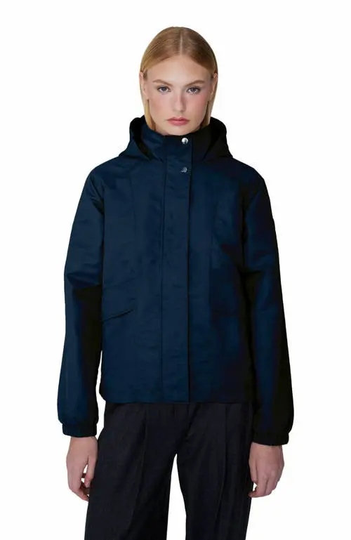 QUARTZ CO. Lisa | Lightweight Hooded Jacket - True Navy