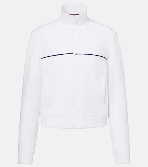 Gucci Gg Cotton-blend Terry Jacket