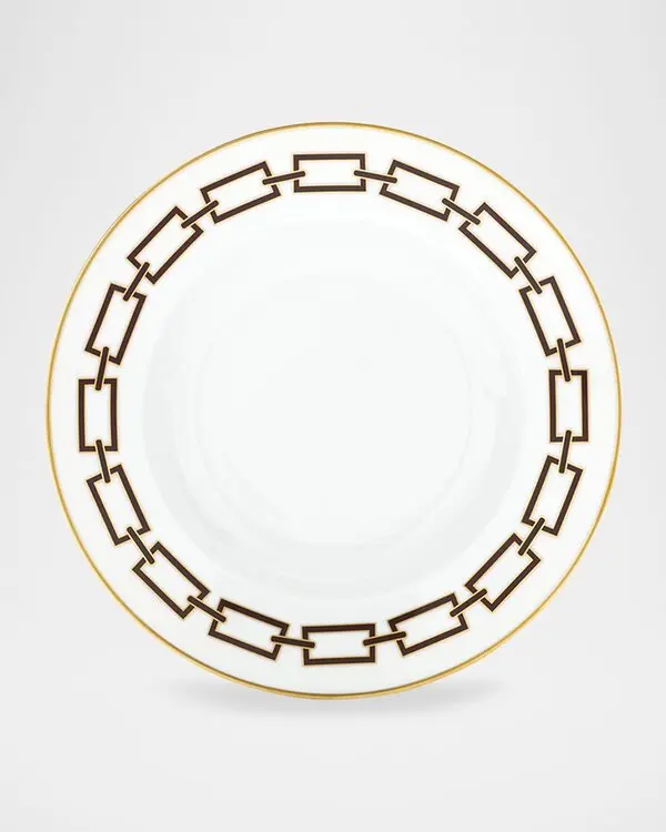 GINORI 1735 Soup Plate - Catene Ebano