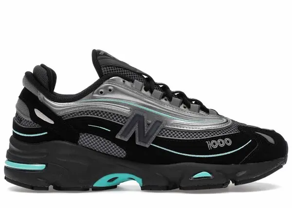 NEW BALANCE 1000in Sneaker - Black/teal