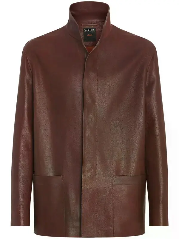 Zegna Leather Jacket