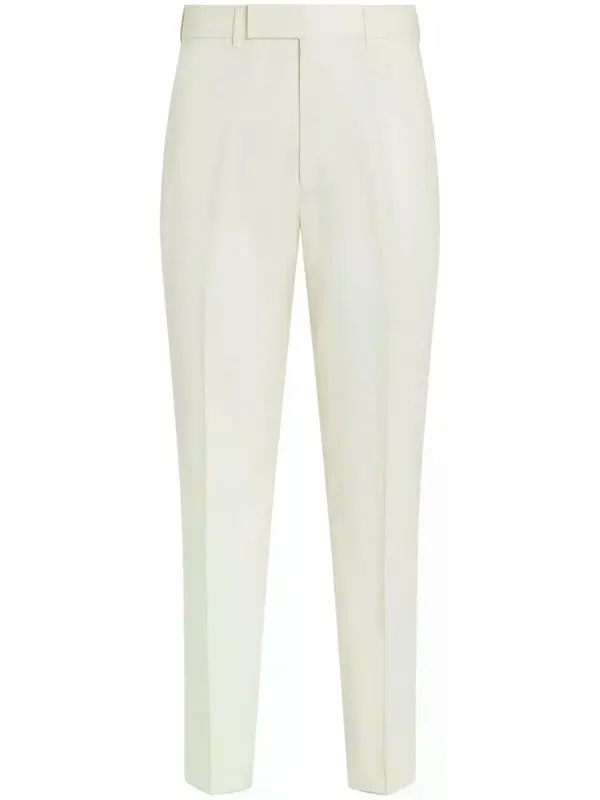 Zegna Oasi Lino Trousers - White