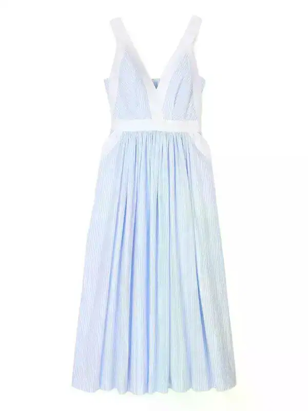 silver and black mini dress SANDRO PARIS Blue Eleganzia Cutout Satin Finish Maxi Dress Fr34 UK 6 main image 0