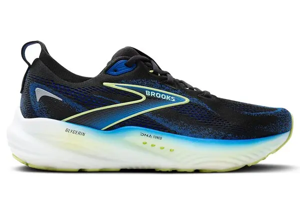 Brooks Glycerin 22 - Black/cobalt Blue/neo Yellow