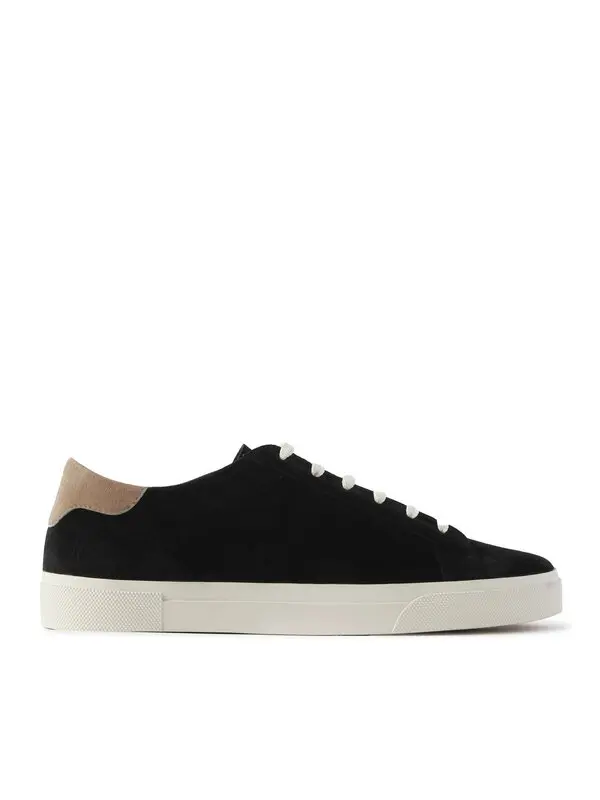 Brunello Cucinelli Vulky Suede Sneakers - Black