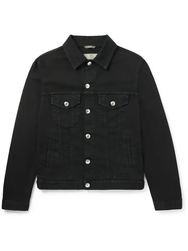 Brunello Cucinelli Denim Trucker Jacket
