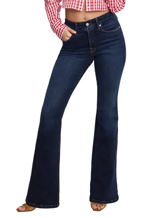 Good American Dolly Joleans Flare Jeans - Indigo1020