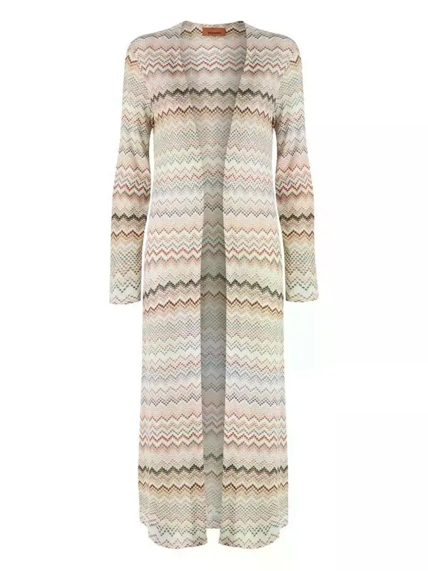 Missoni Zigzag-pattern Cardigan Coat