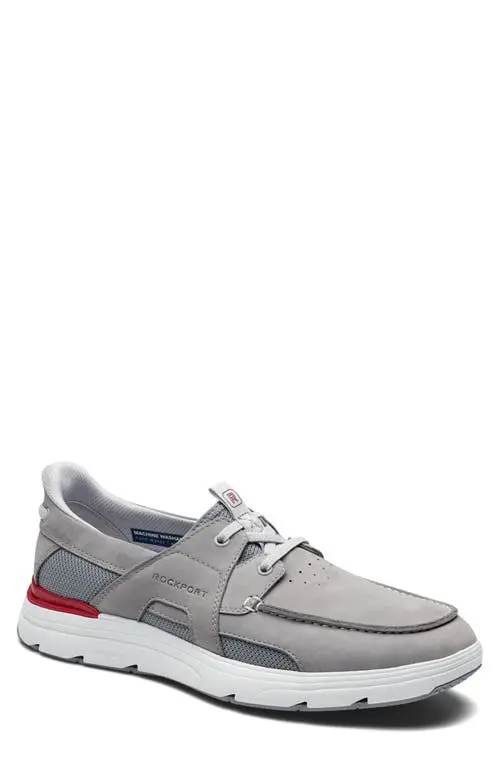 Rockport Seadon Boat Shoe - Light Grey