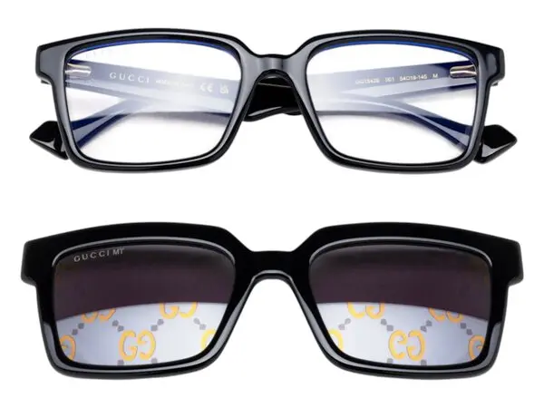 Gucci Rectangle Full Rim Sunglasses