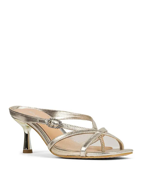 DONALD PLINER Remixx Mules - Platinum