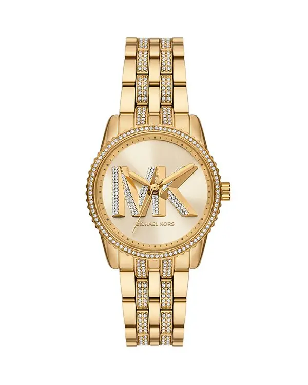Michael Kors Mini Bryant Chronograph Stainless Steel Watch, 35mm - Gold/gold