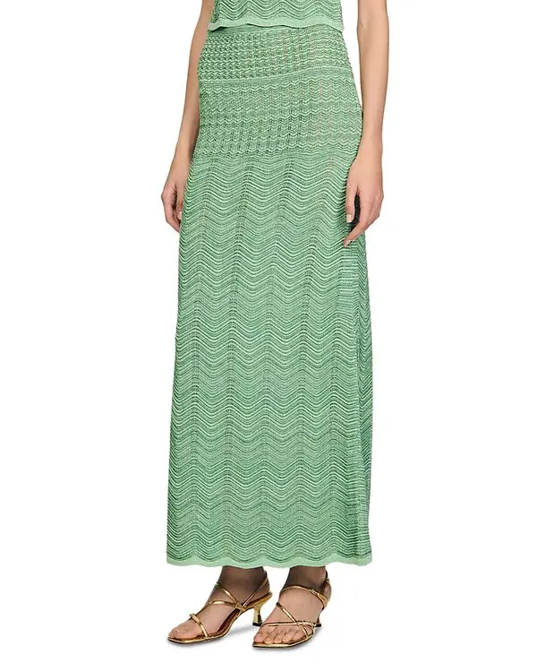 Sandro Knit Maxi Skirt