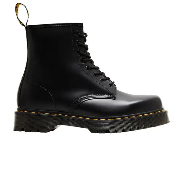Dr. Martens 1460 Bex Squared Toe Leather Boots - Black